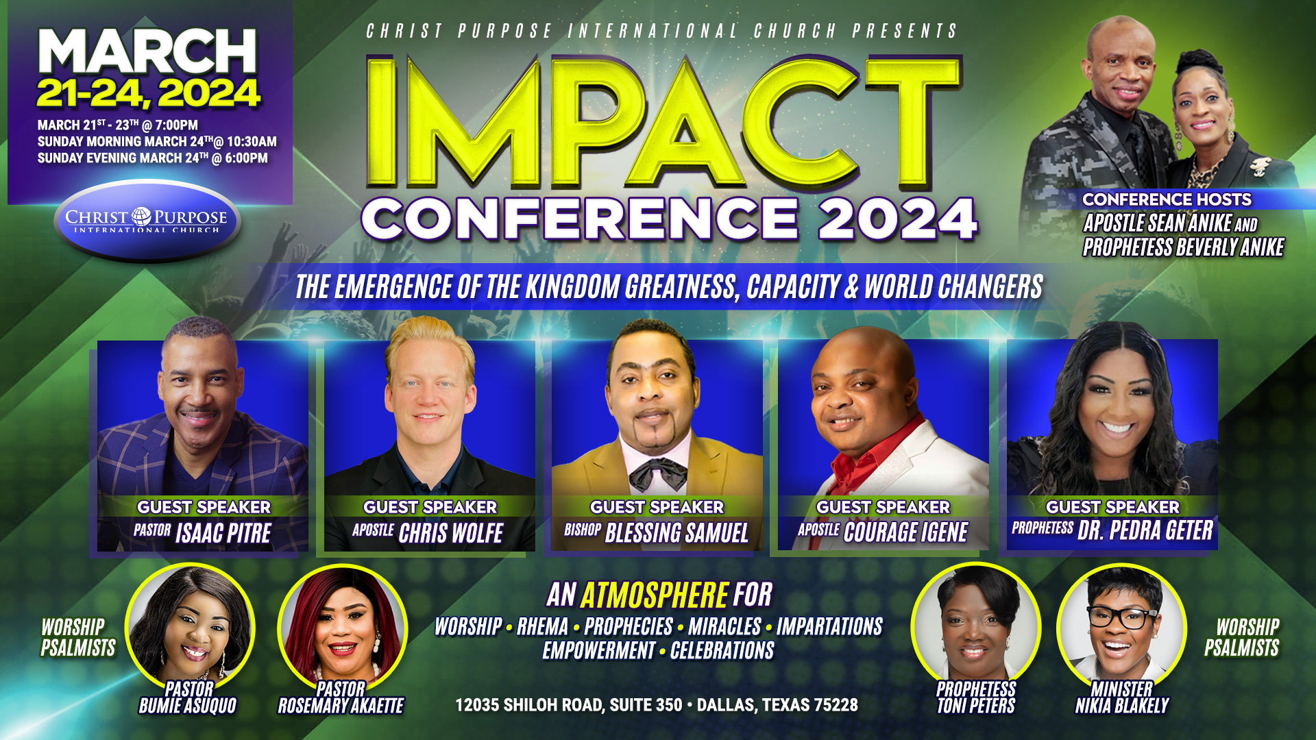 Impact Conference 2024 – Dr. Sean Anike | Sean Anike Global Ministries